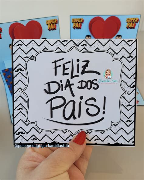 Cart O D Dia Dos Pais Psicopedagoga Kamilla Stati