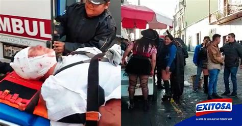 Arequipa Fiesta De Halloween Deja Heridos E Intoxicados Por Consumo De