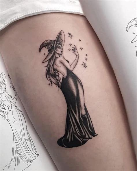 Dark Witch Tattoos Printable Calendars AT A GLANCE
