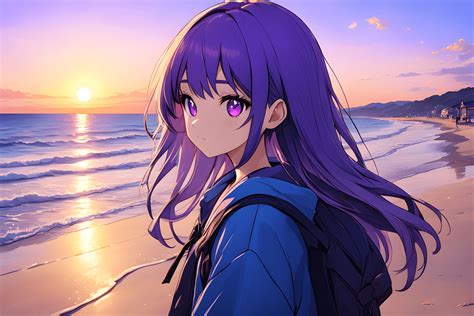 Anime Purple Wallpapers K Hd Anime Purple Backgrounds On Wallpaperbat