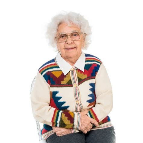 Portrait Of An Elderly Woman Stock Photo By Tan4ikk 86830318