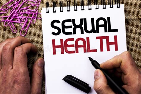 Text Sign Showing Sexual Health Conceptual Photo Std Prevention Use Protection Healthy Habits