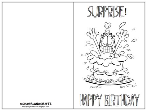 Best Images Of Black And White Printable Birthday Cards Black And