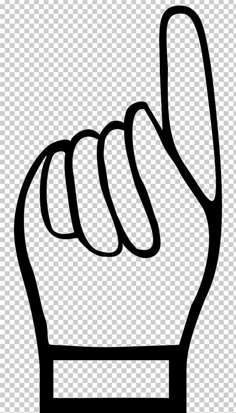 Hand Index Finger PNG Clipart Area Black Black And White Computer