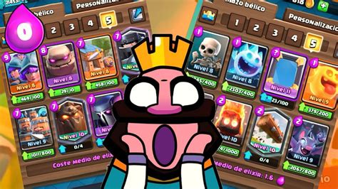 atacando con el mazo más y menos pesado de Clash Royale YouTube