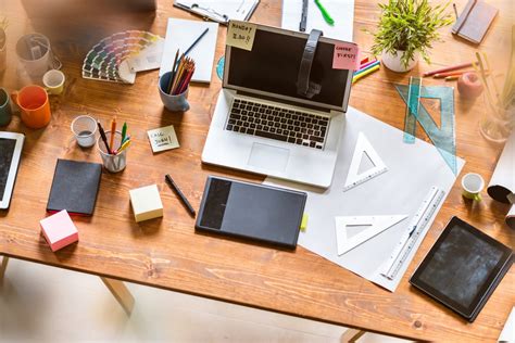 Messy Office Desk
