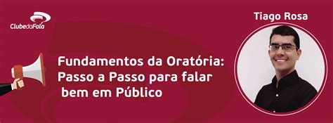 No Palco do Clube Fundamentos da Oratória Passo a Passo para falar