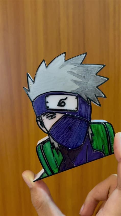 Archivo Mf Gratis Kakashi Hatake Del Anime Narutoplan Imprimible En