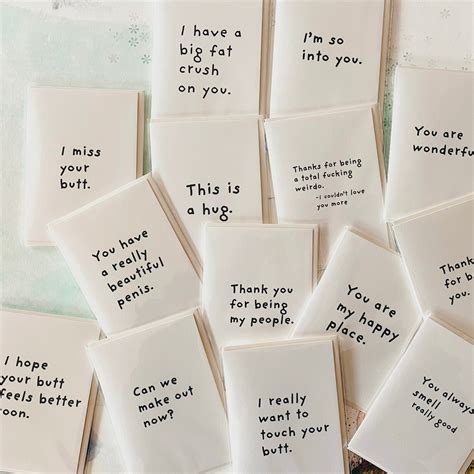 I Really Like Being Naked With You Minimalist Alternative Greeting