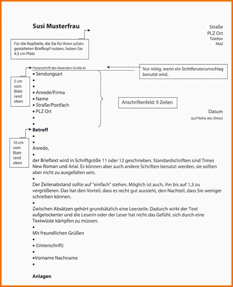 Limitierte Auflage 12 Geschäftsbrief Din 5008 Aufbau Kostenlos