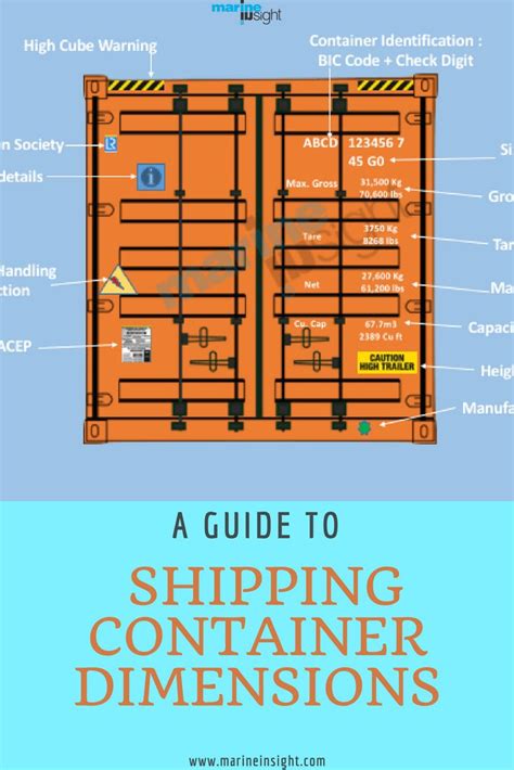 Typical Shipping Container Dimensions