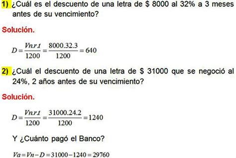 MATEMÁTICA FÁCIL Descuento Comercial Ejercicios y problemas