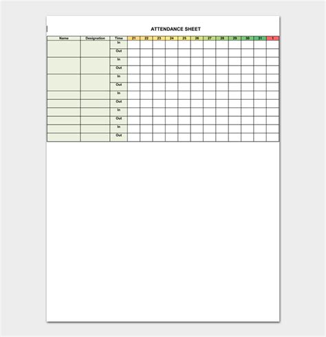 2024 Employee Attendance Calendar Free Printable 2024 Calendar Printable