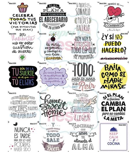 Frascos Con Frases Full Color Personalizado Vinilo Calco