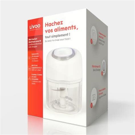 Mini hachoir électrique sans fil DOP226