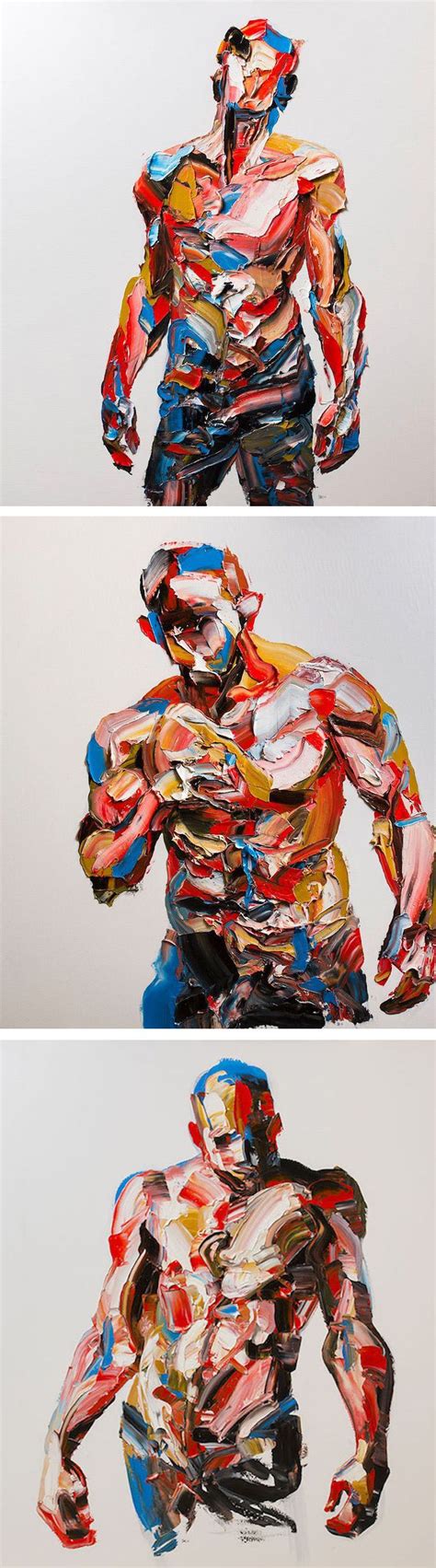 Artist Masterfully Maneuvers A Palette Knife To Sculpt Dynamic