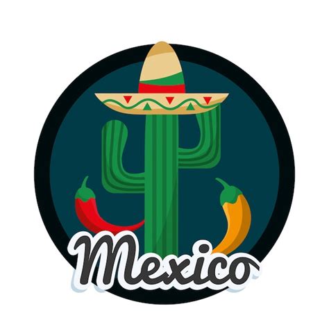 Diseño de la cultura mexicana Vector Premium