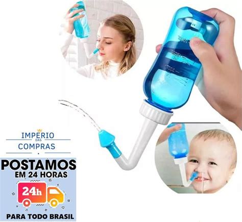 Higienizador Lavador Nasal Ducha P Sinusite Rinite Alérgica