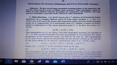 pdf numerical radius inequalities for hilbert space operators ii
