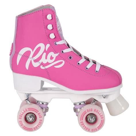 Rio Roller Rollers quad patins à roulettes Script rose violet
