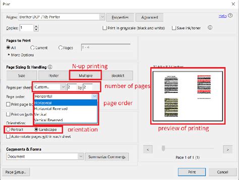 How To Print Multiple PDF Pages On One Sheet