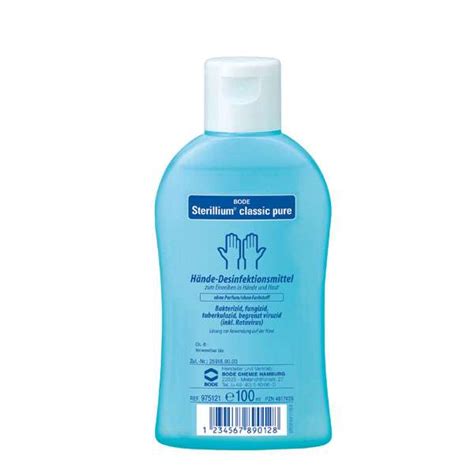 Bode Sterillium Classic Pure H Ndedesinfektion Rewa Shop De Pflege