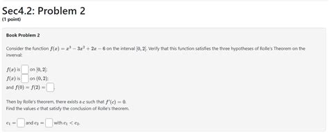 solved book problem 2consider the function f x x3 3x2 2x 6