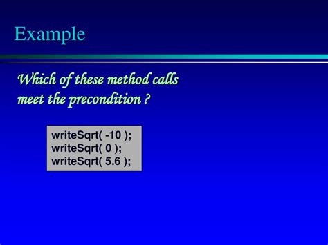 preconditions and postconditions ppt download