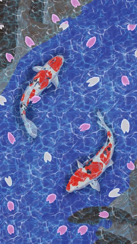 Aesthetic Koi Fish Wallpaper