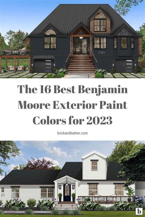 The 16 Best Benjamin Moore Exterior Paint Colors For 2023 Brick