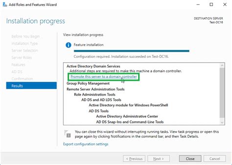 installing and configuring active directory windows server 2016 · readandexecute