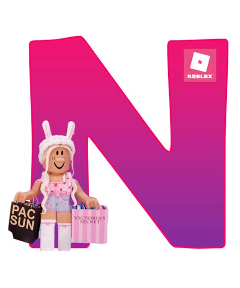 Kits Imprimibles Gratis Roblox Abecedario
