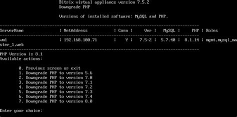 8 update php and mysql