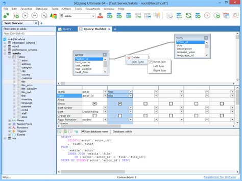 The SQLyog Query Builder SQLyog Knowledge Base