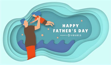 Descarga Vector De Diseño Feliz Del Día Del Padre