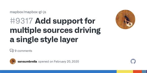 Add Support For Multiple Sources Driving A Single Style Layer Issue