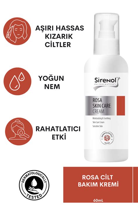 Sirenol Rosa Cilt Bakım Kremi 60 Ml
