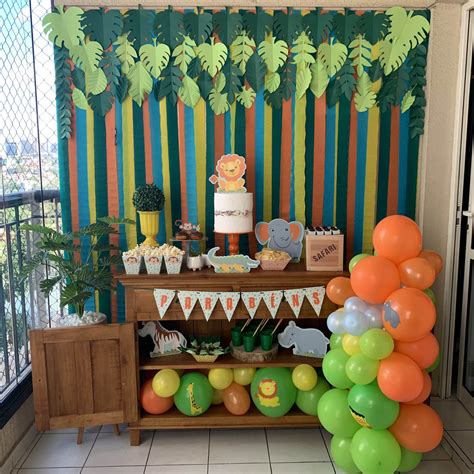 Festa Safari Ideias de Decoração Dicas e Vídeos de Passo a Passo