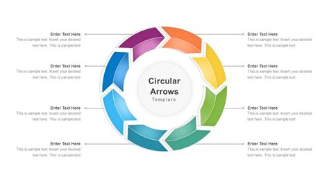 Circle Arrow PowerPoint Template SlideBazaar