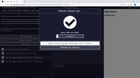 basic html and html5 2 28 headline with the h2 element freecodecamp youtube