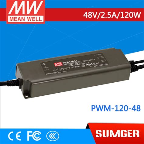 1MEAN WELL Original PWM 120 48 48V 2 5A Meanwell PWM 120 48V 120W