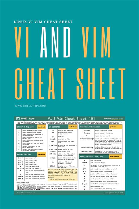 vim cheat sheet printable hereqfil