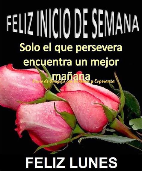 Imágenes de Buenos Dias Lunes Feliz inicio de Semana