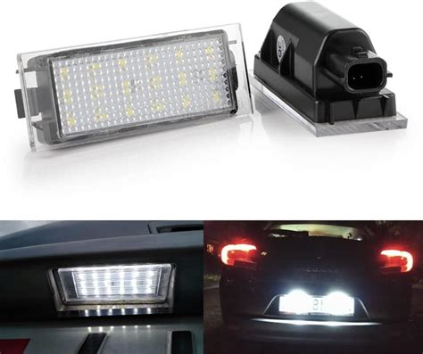 Amazon fr Bynome Éclairage de plaque minéralogique LED CanBus sans