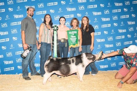 4th Overall Spot Gilt Champion Overall Bred Owned Gilt 2023 Team
