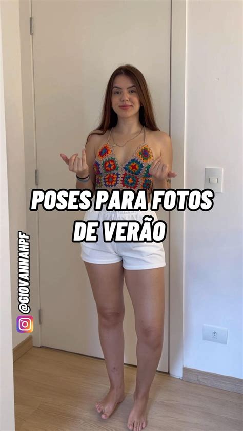 Dicas e ideias de poses para fotos de verão inspirações de fotos