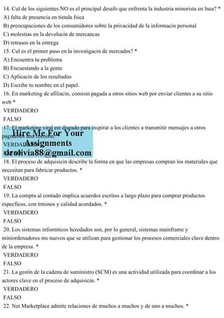 1 Las Siguientes Son Las Etapas Principales Del Proceso De Compra E Pdf