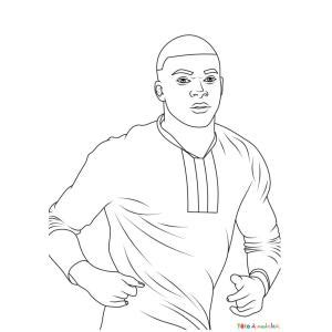 Mbapp Imprimez Gratuitement Vos Coloriages Avec La Star Du