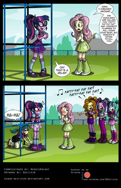 1524198 Safe Artistniban Destikim Derpibooru Import Adagio Dazzle Aria Blaze Fluttershy