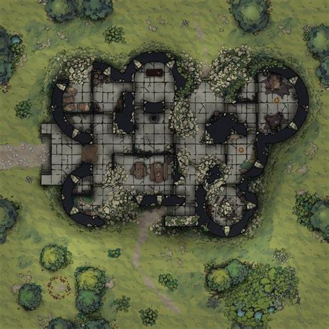 Cragmaw Castle Dungeondraft Fantasy Map Fantasy Town Fantasy Rpg Games